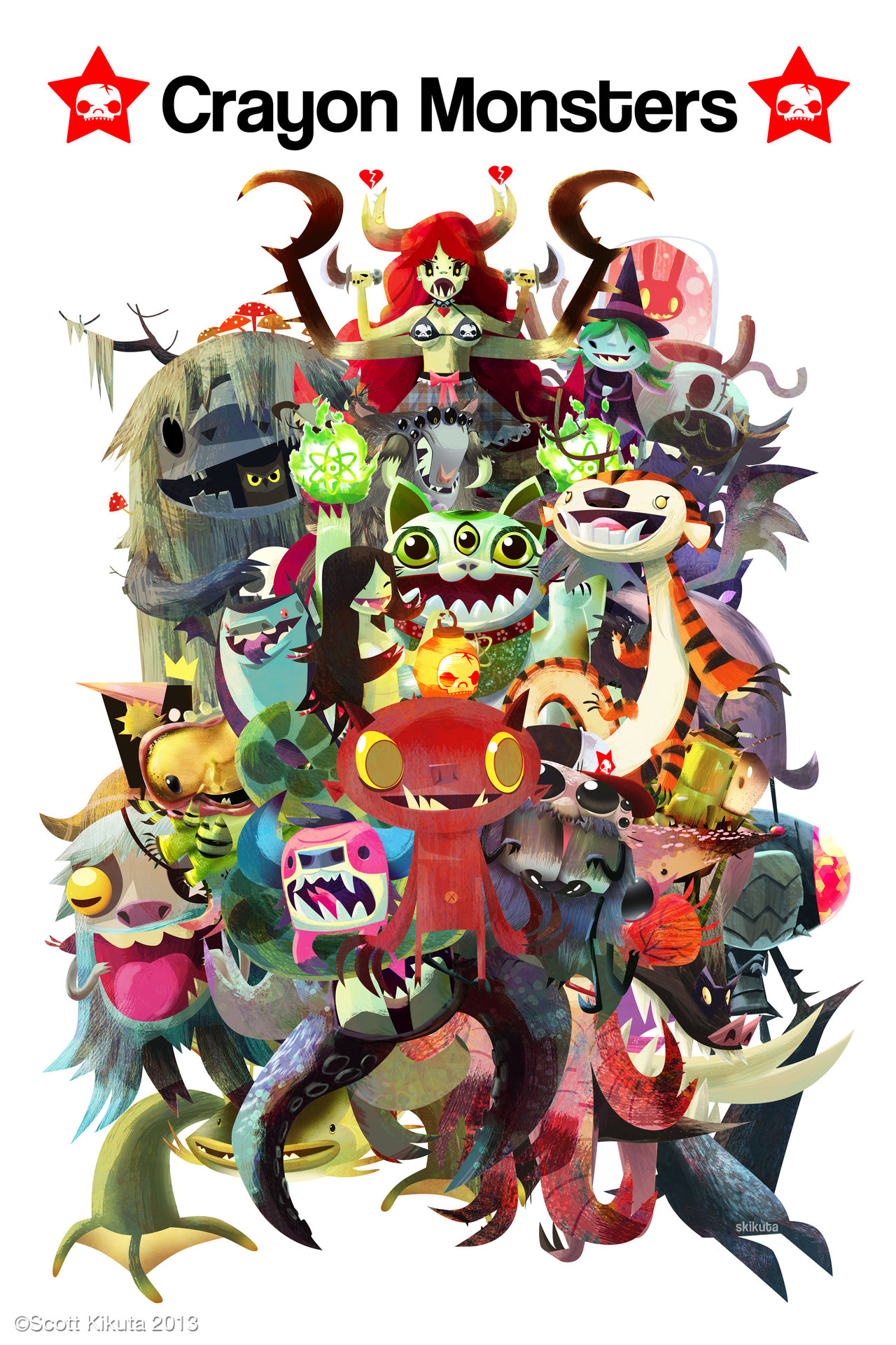 ArtStation - Crayon Monsters Series 1