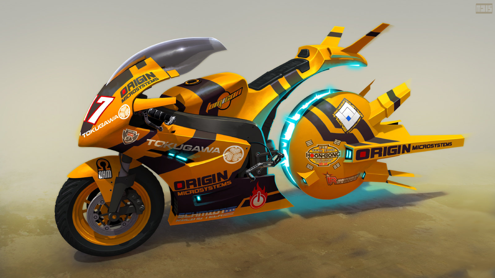 ArtStation - Wasp - like racing bike