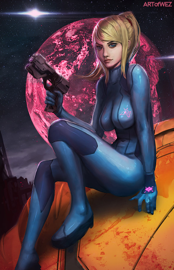ArtStation - Samus Aran - Metroid