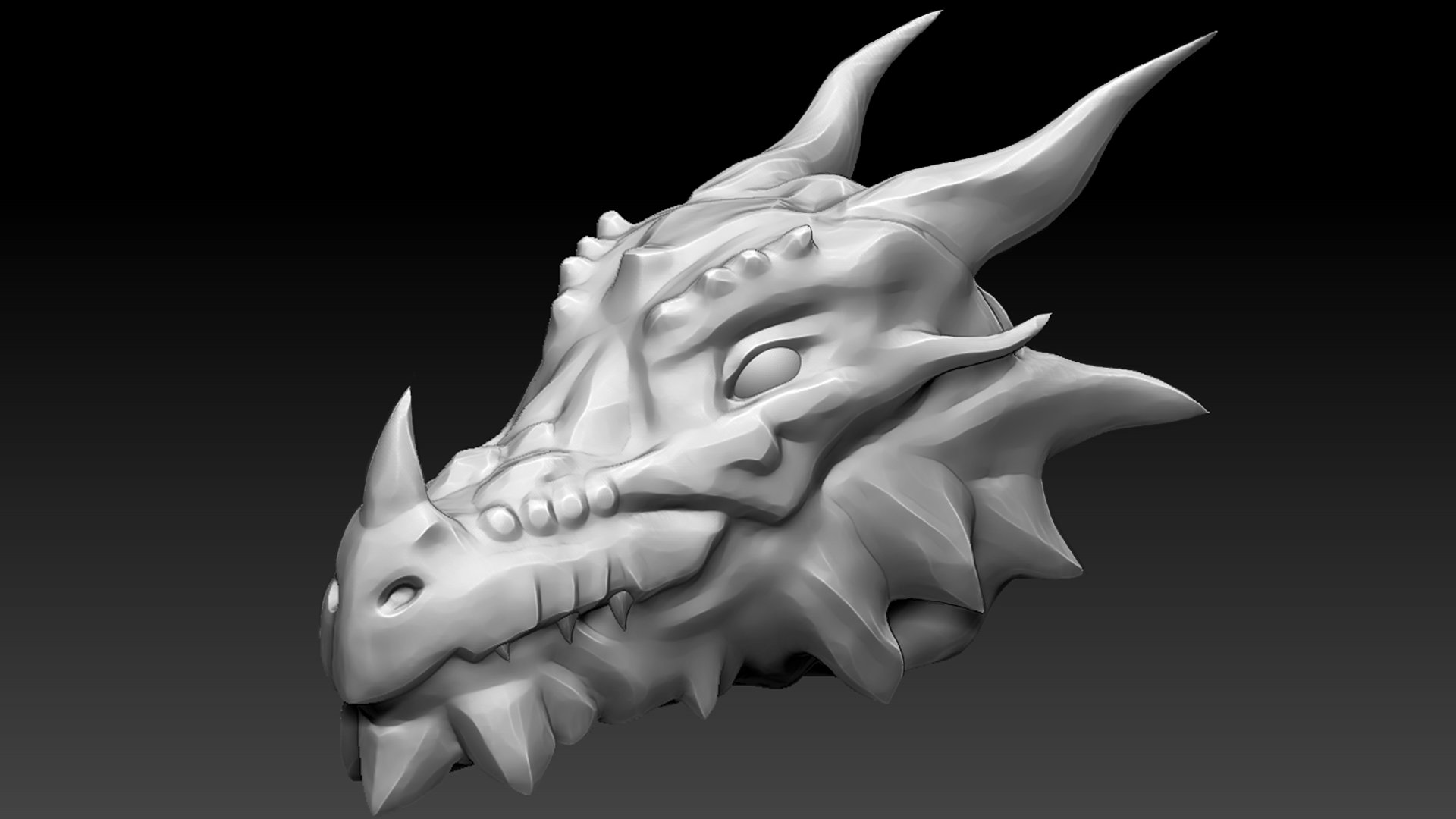ArtStation - Dragon Sculpt