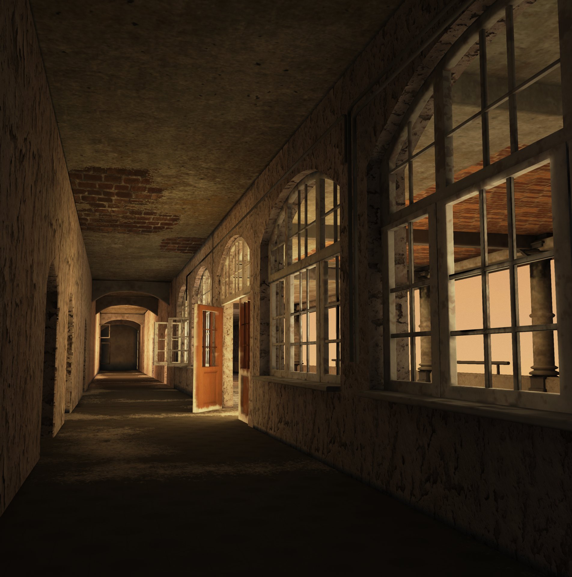 Jordan Warner - Decrepit Hallway