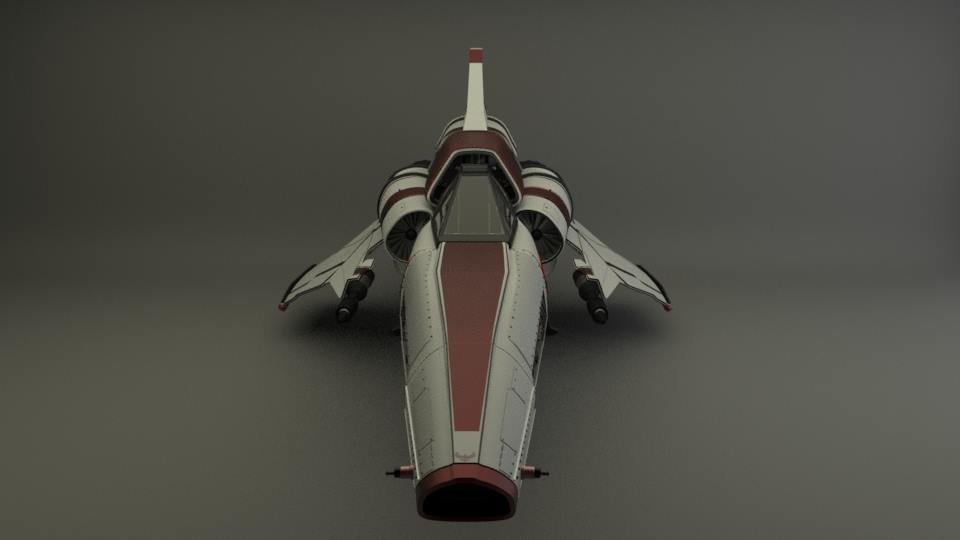 ArtStation - Colonial Viper MK II Modified ver. -FanArt- #WIP