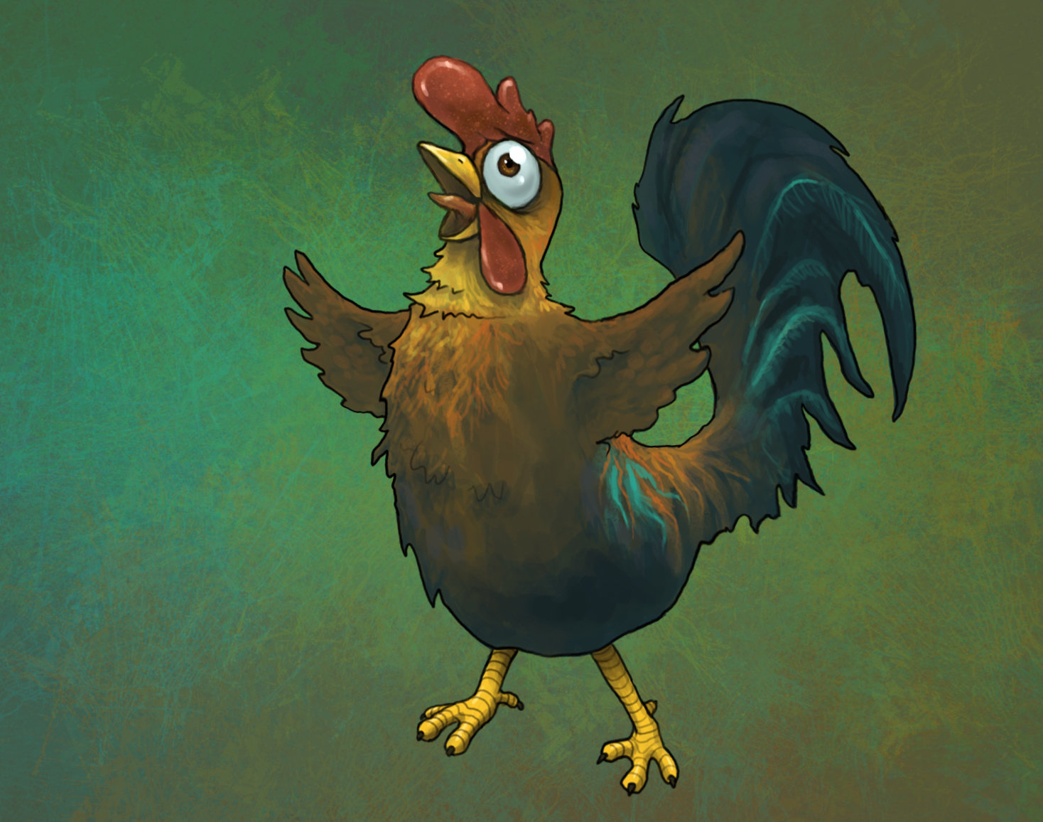 ArtStation - Rooster: Children's Book Illustration