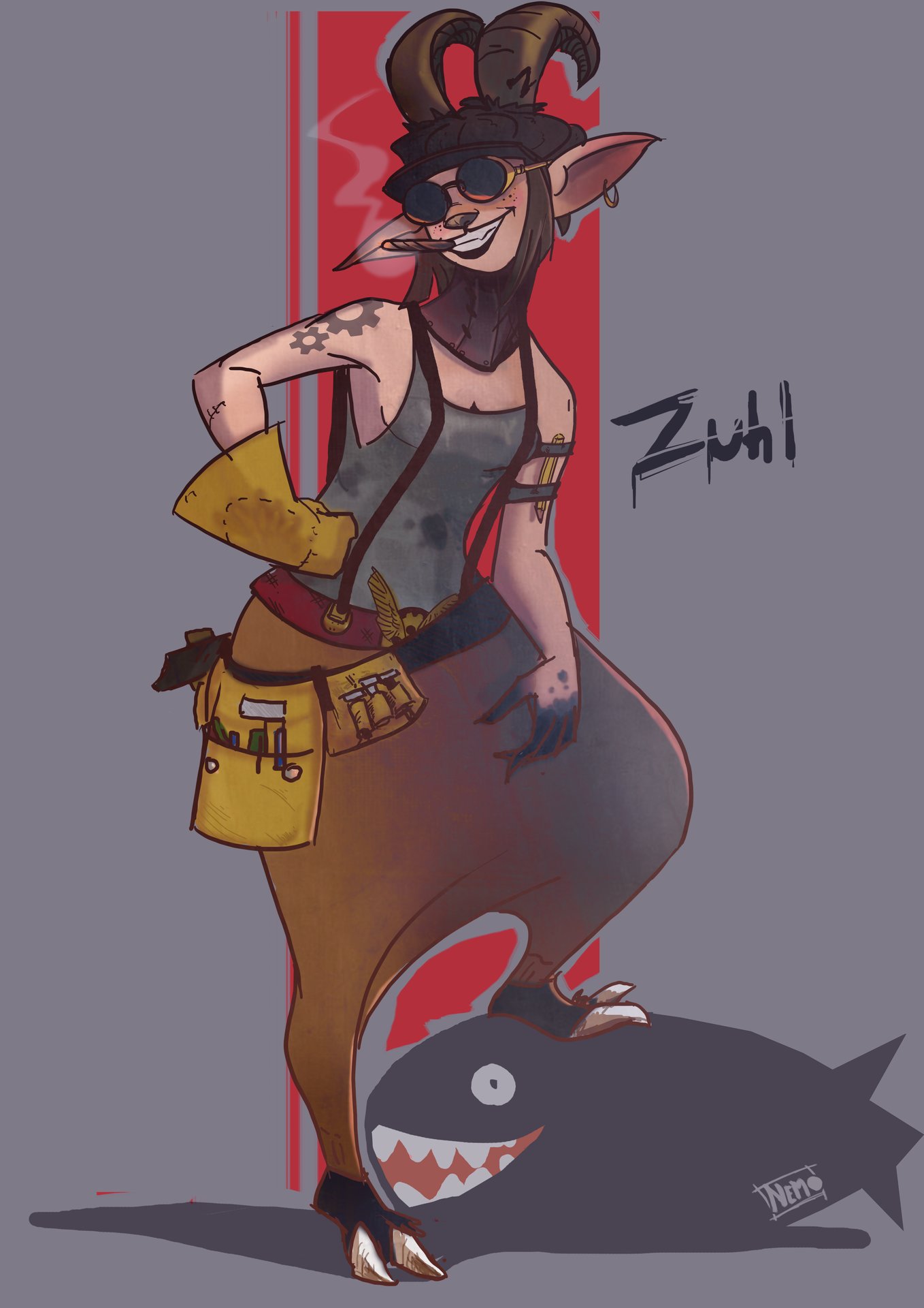 ArtStation - Zhul - Airship Mechanic