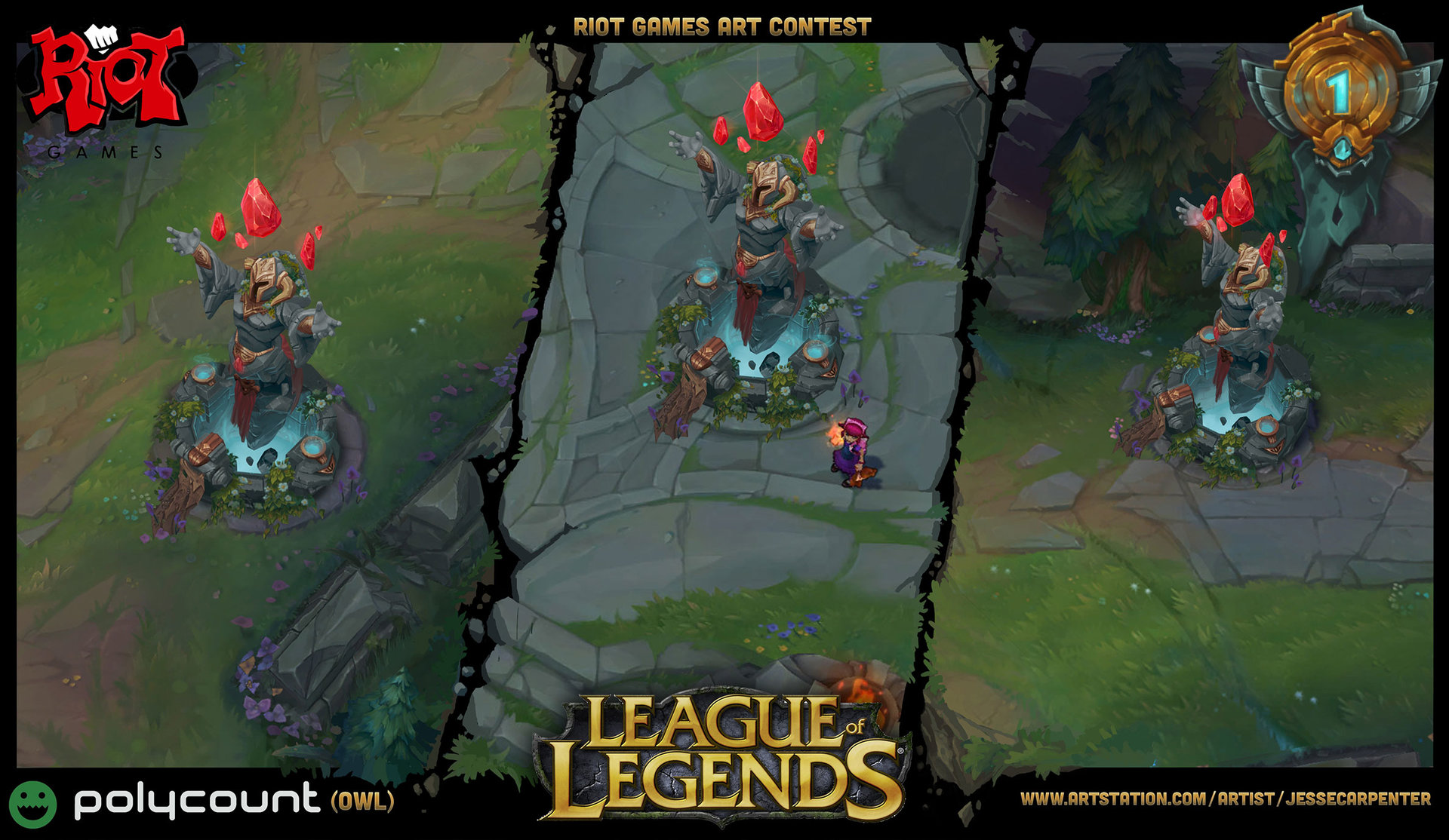 ArtStation - Riot Art Contest - Final Turret Presentation Composite Shot 01