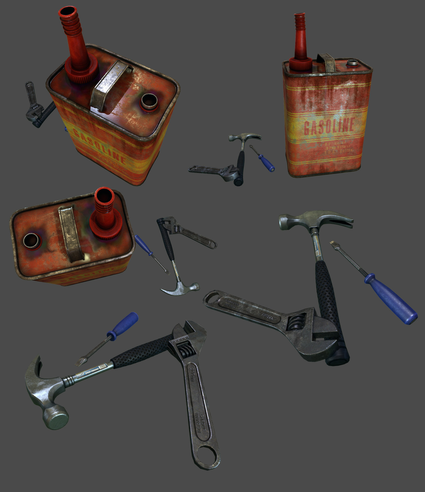 ArtStation - Mechanic tools., Ashish Parashar