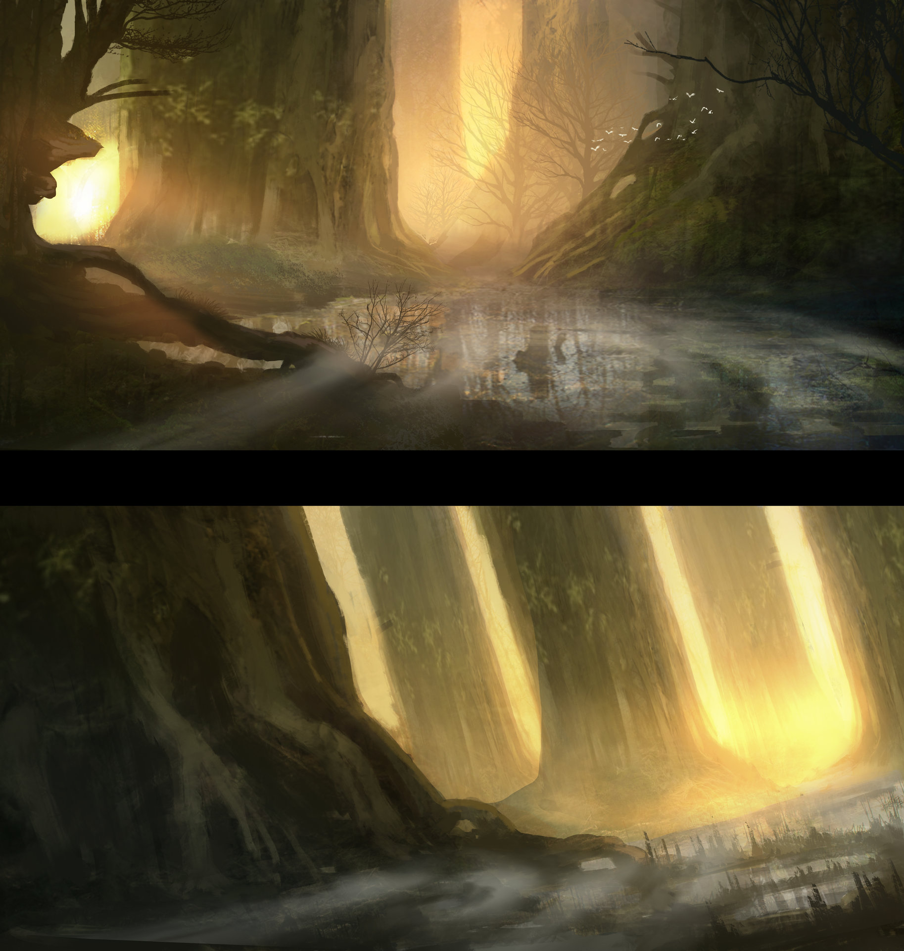 ArtStation - Swamp Sketches, Will Roberts