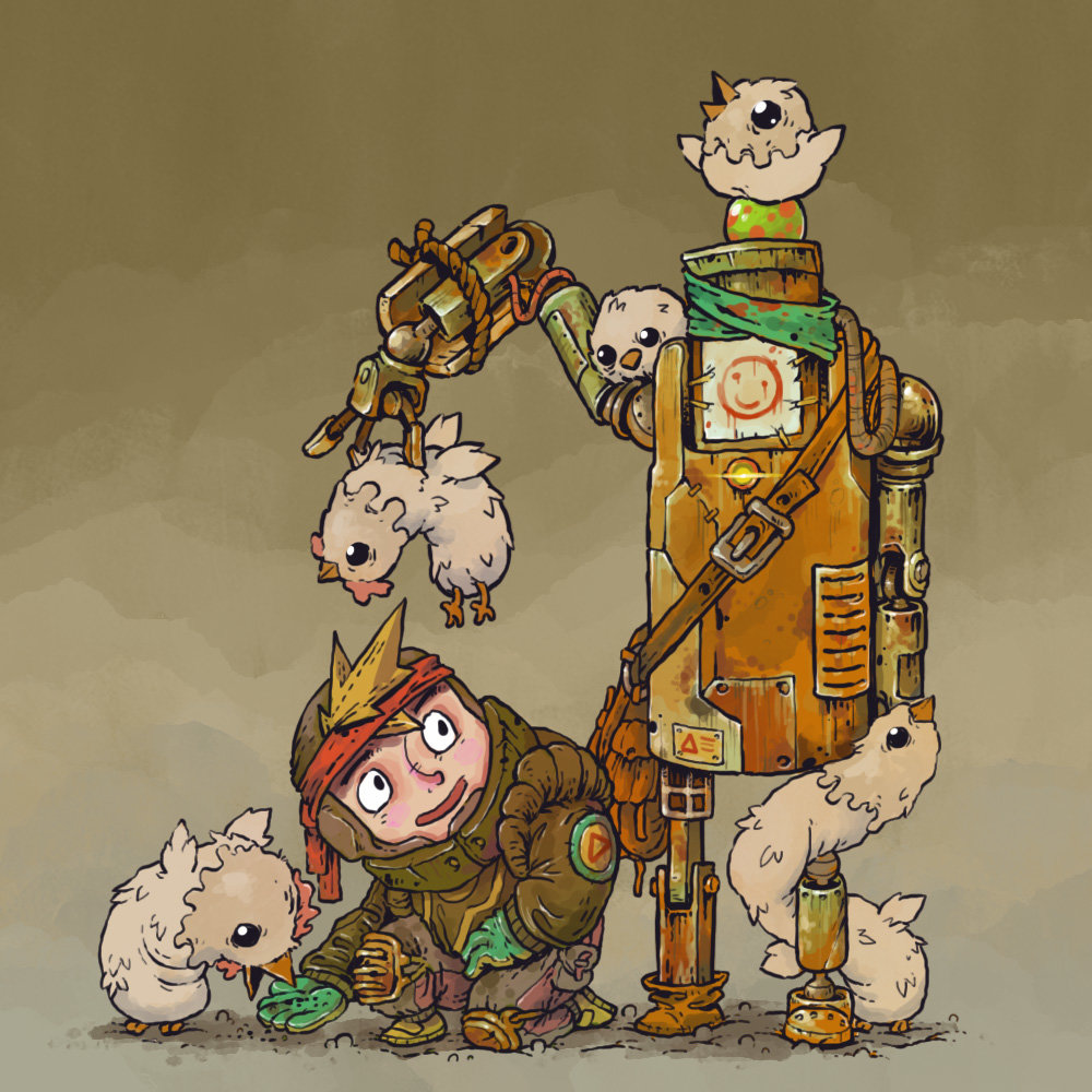 ArtStation - Chickens