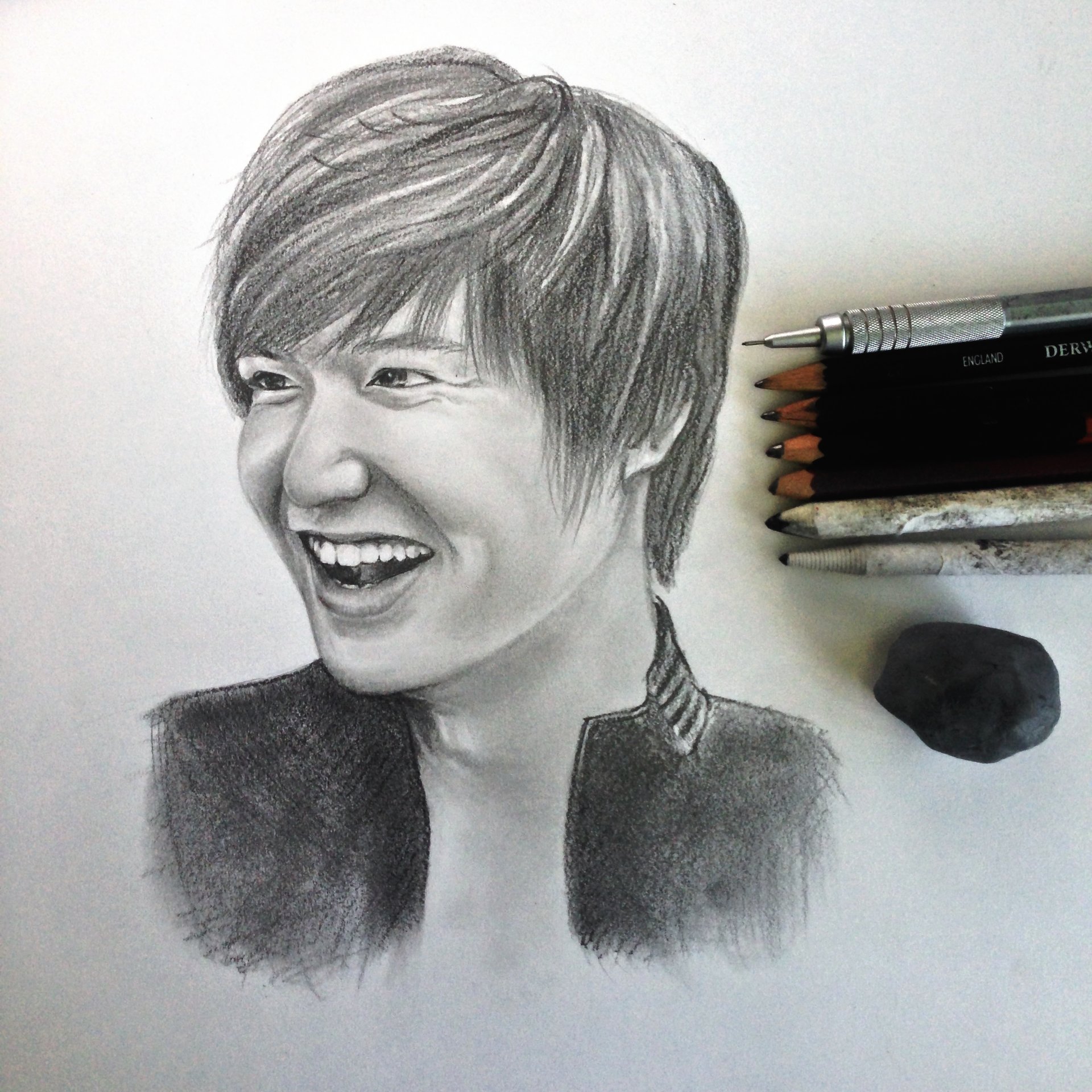 ArtStation - Lee Min Ho (quick portrait)