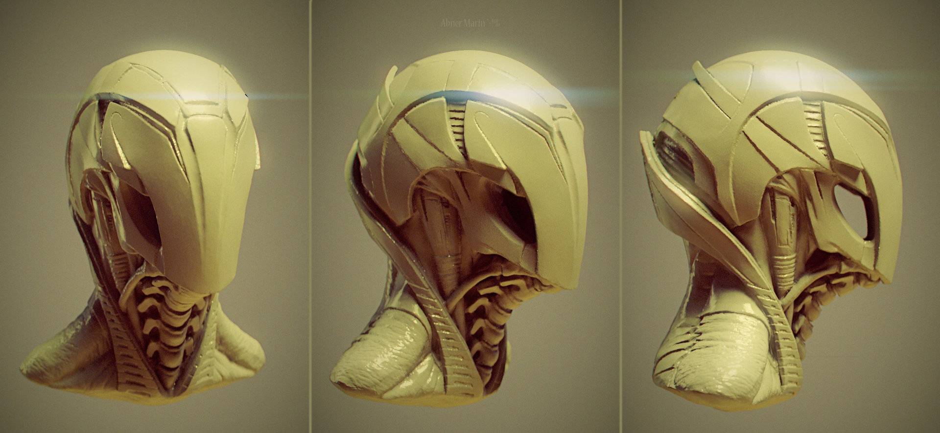 ArtStation - Droid head sketch