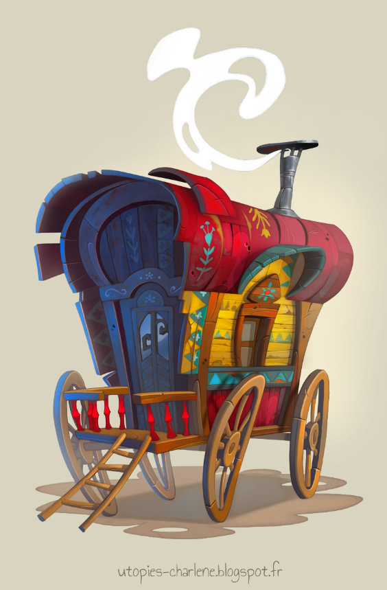ArtStation - Tzigan caravan