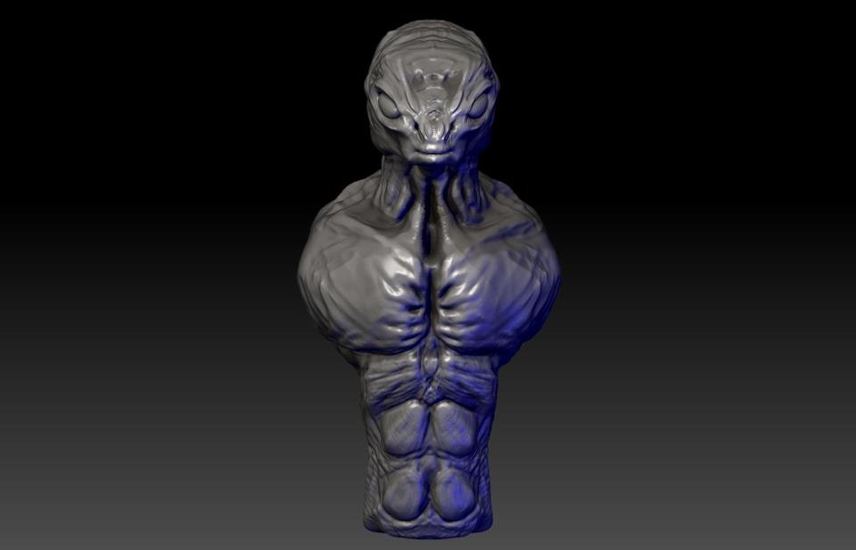 ArtStation - Alien_Bust