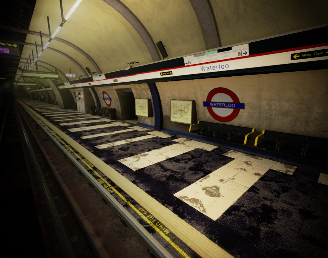 ArtStation - Waterloo Subway Station