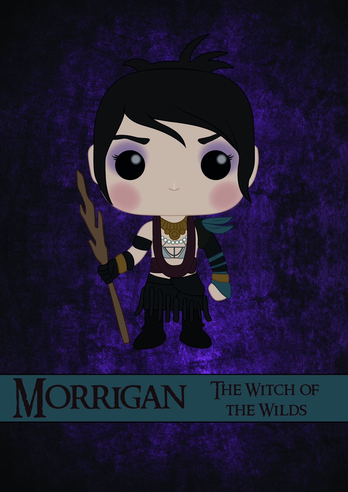 ArtStation - Morrigan Funko Pop Concept Art