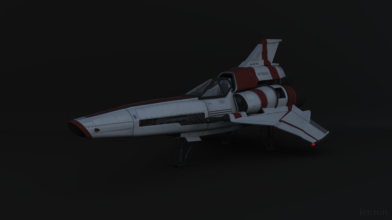 ArtStation - Colonial Viper MK II -Modified FanArt Ver-