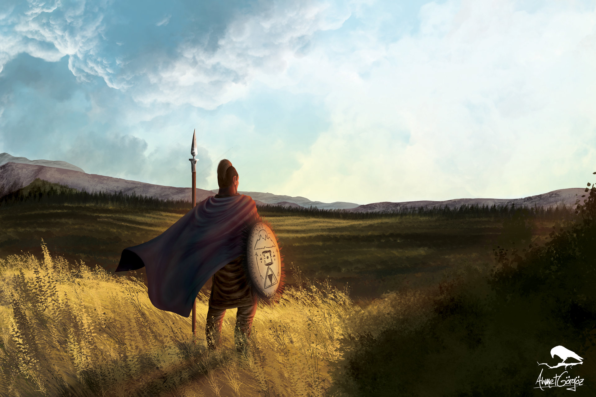ArtStation - Native American - Sunrise