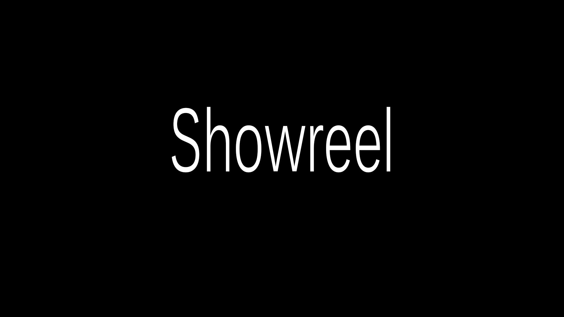 ArtStation - Showreel