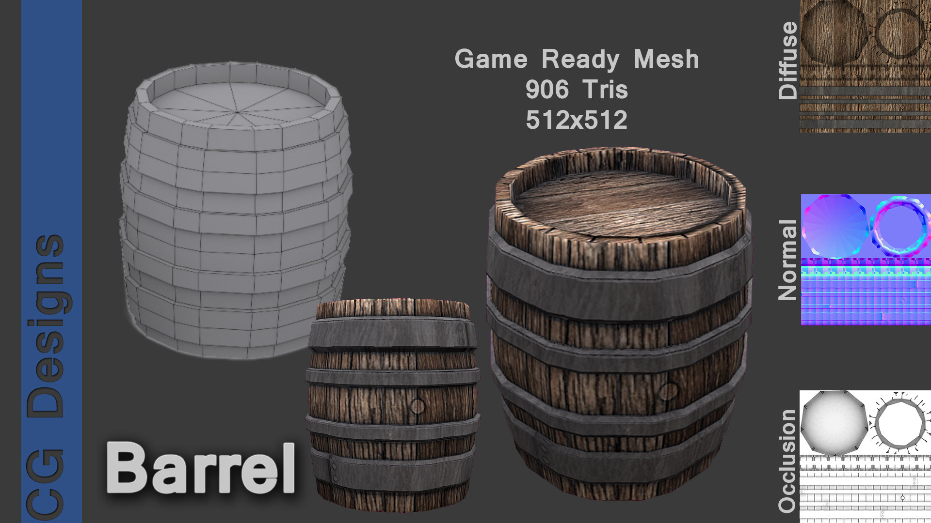 ArtStation - Game Ready Barrel