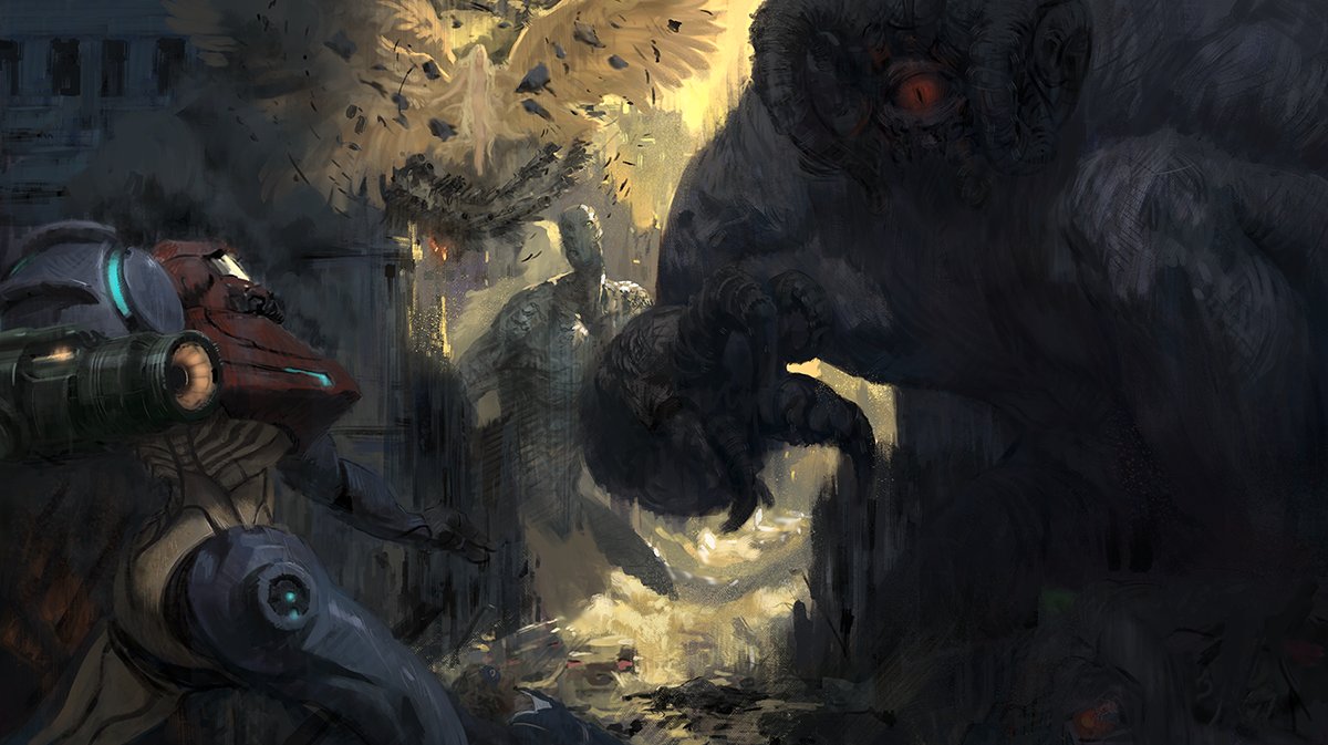 ArtStation - Samus / Worm Fanart, Cameron Lai