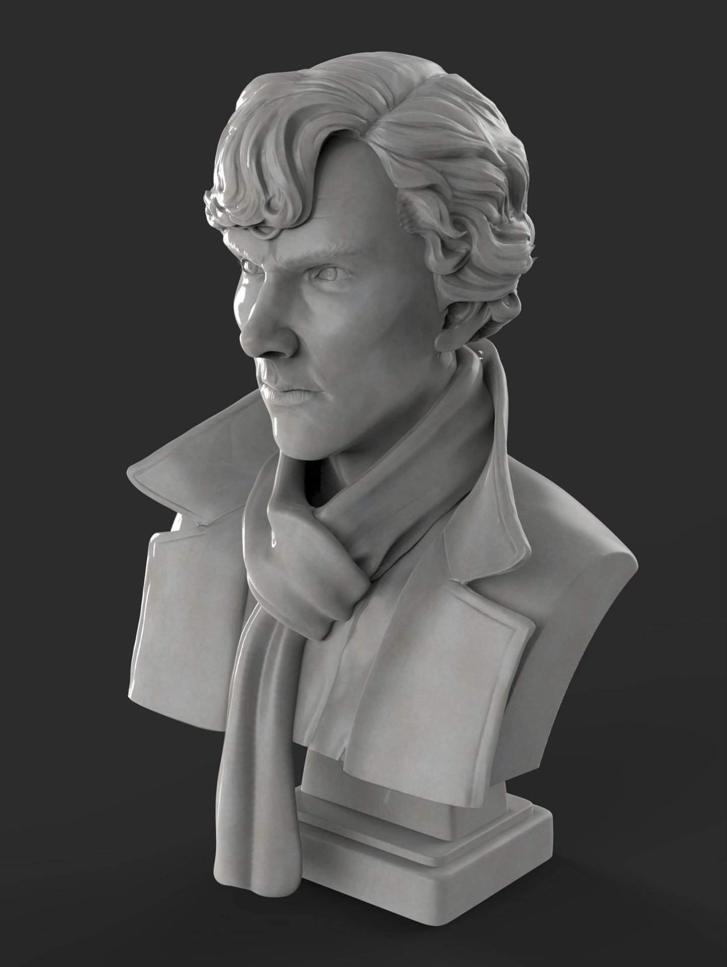 ArtStation - Sherlock bust