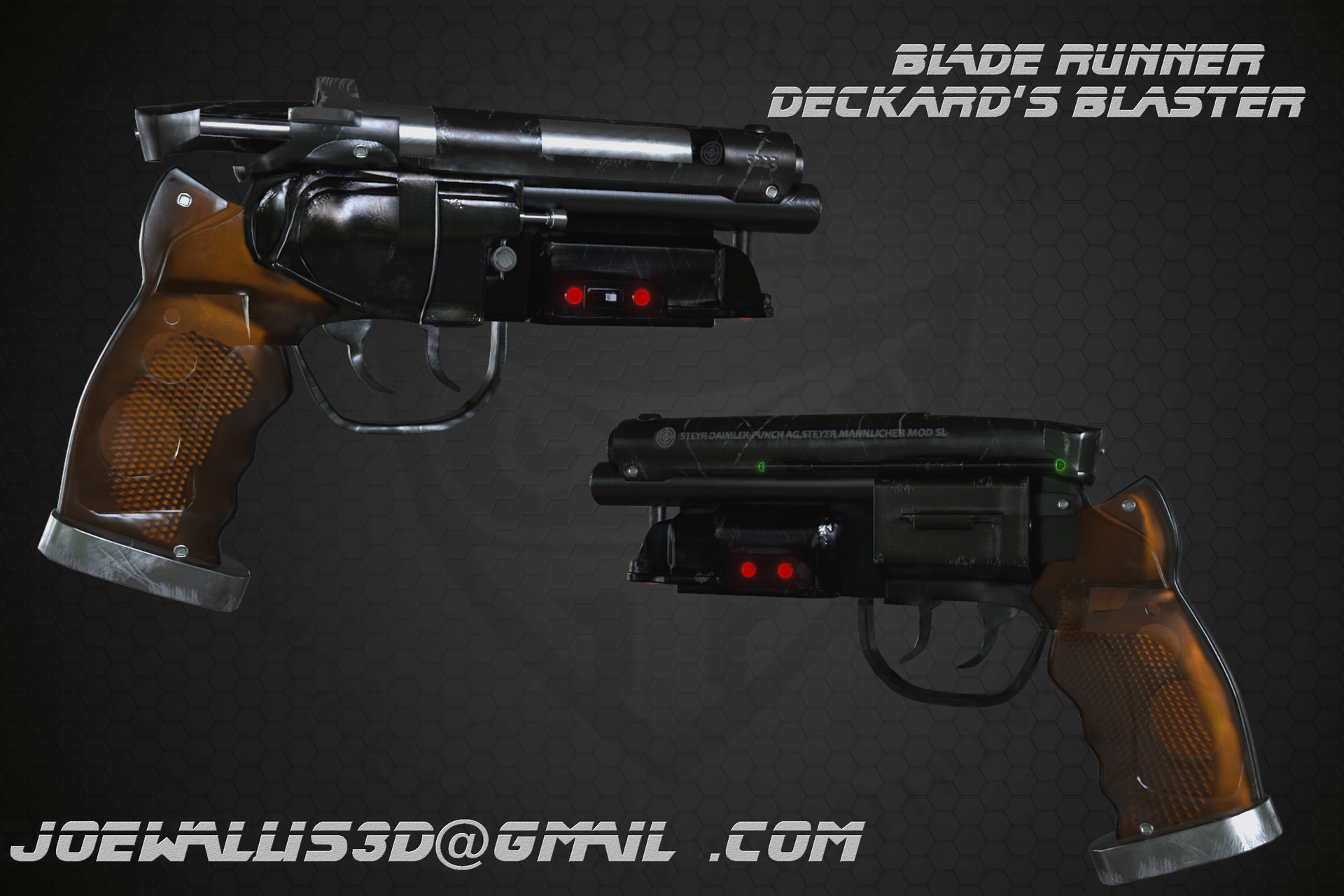 ArtStation - Deckard's Blaster
