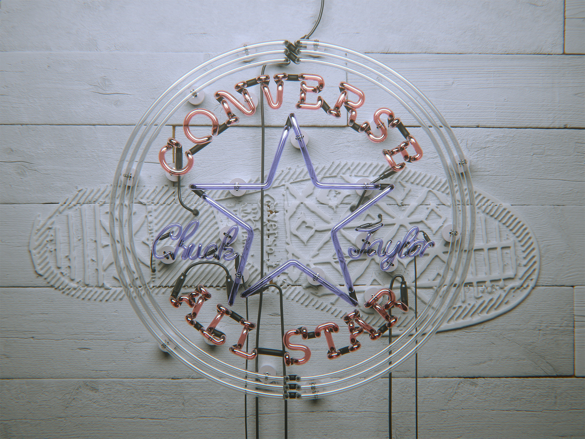 ArtStation - Chuck_Taylor_neon_sign