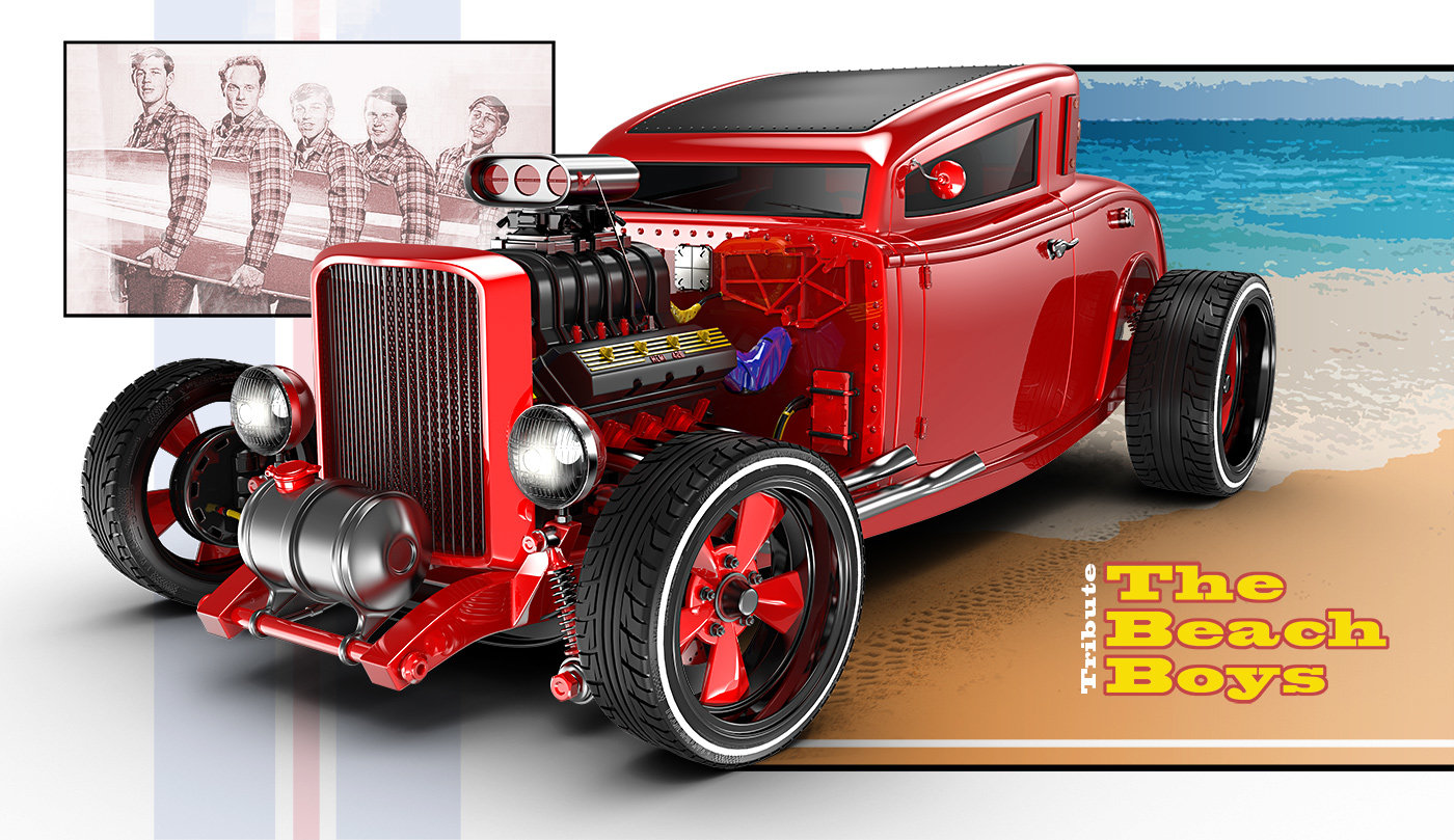 ArtStation - Tribute to The Beach Boys
