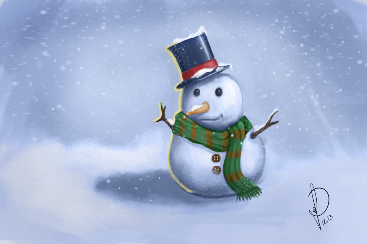 ArtStation - Happy Snow day
