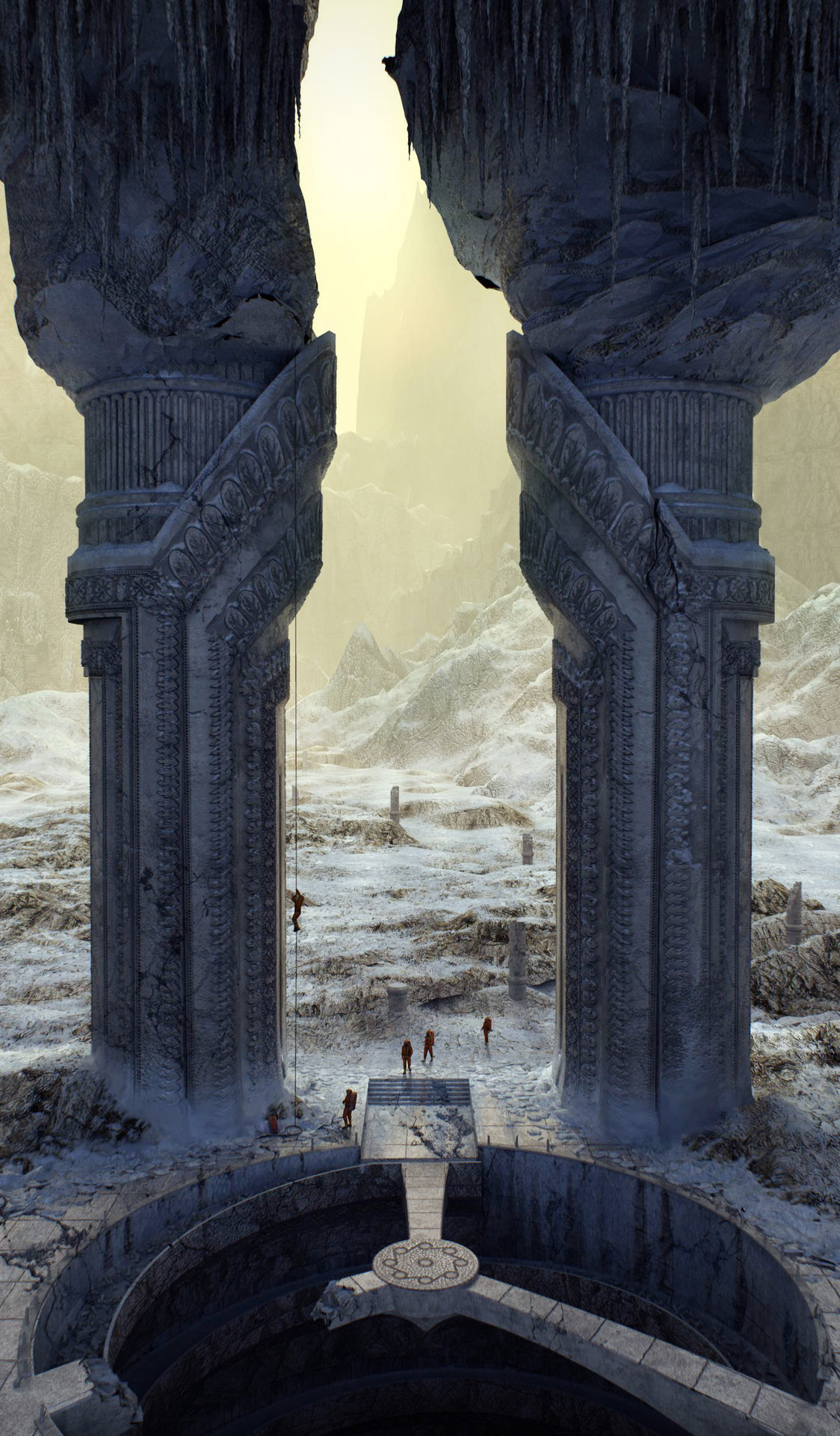 ArtStation - Gate in an empire Aid. Expedition.