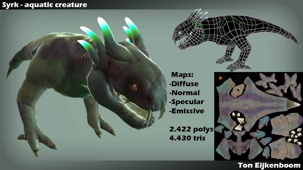 ArtStation - Syrk - Aquatic creature