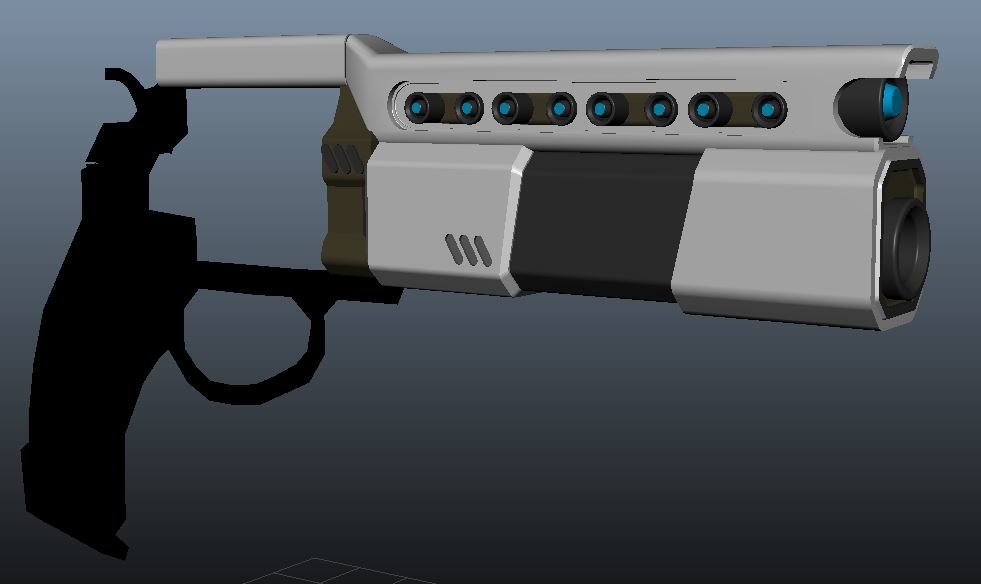 ArtStation - WIP Hand cannon Fan art