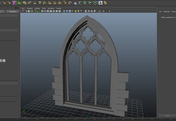 ArtStation - Gothic Window