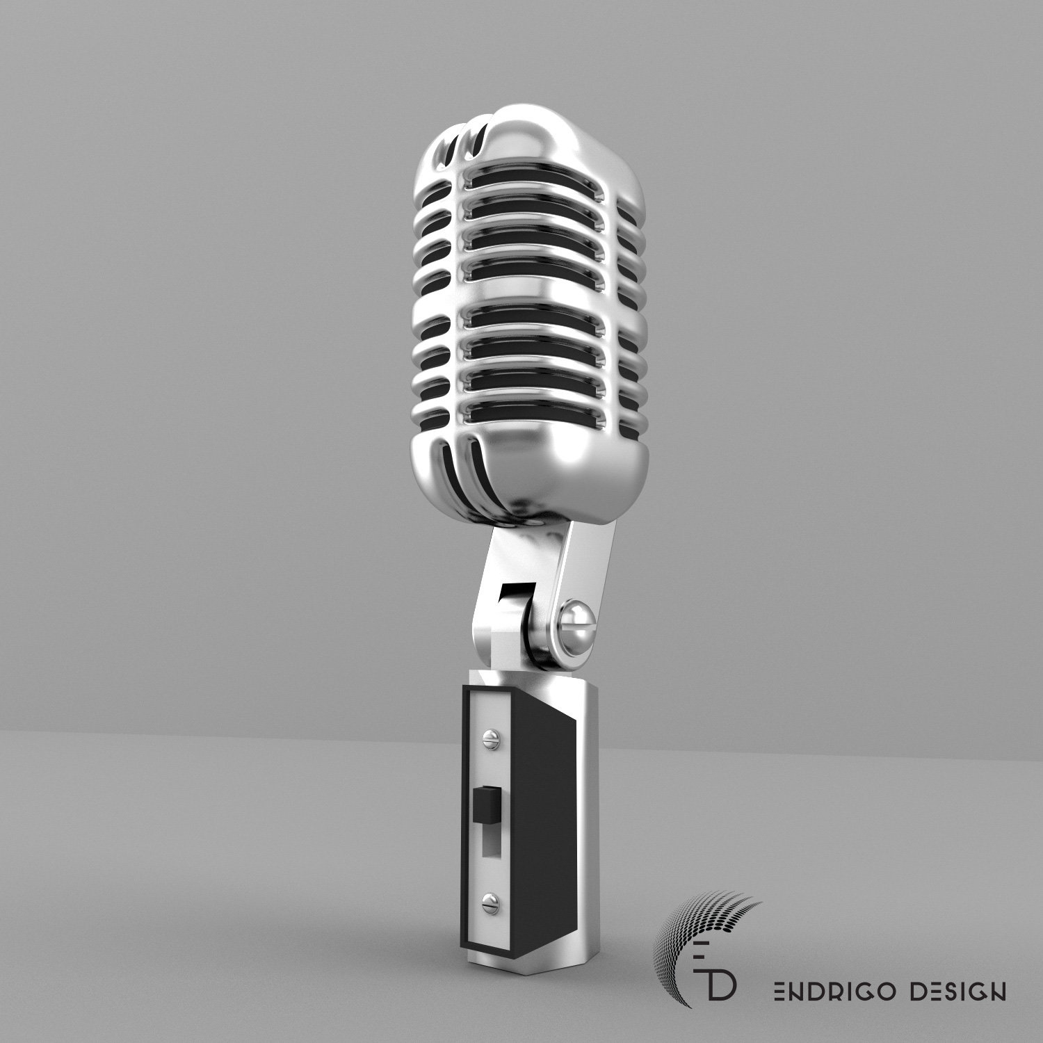 ArtStation - Old Microphone