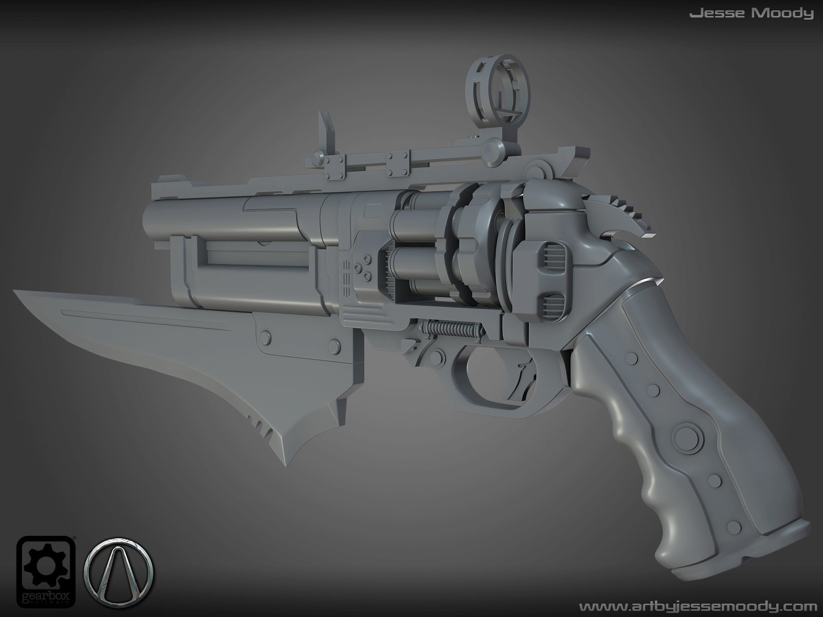 ArtStation - Borderlands - Magcat Series Revolver