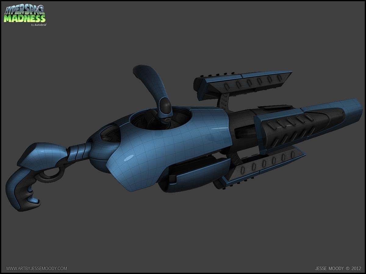 ArtStation - Hyperspace Madness - Main Character Weapon