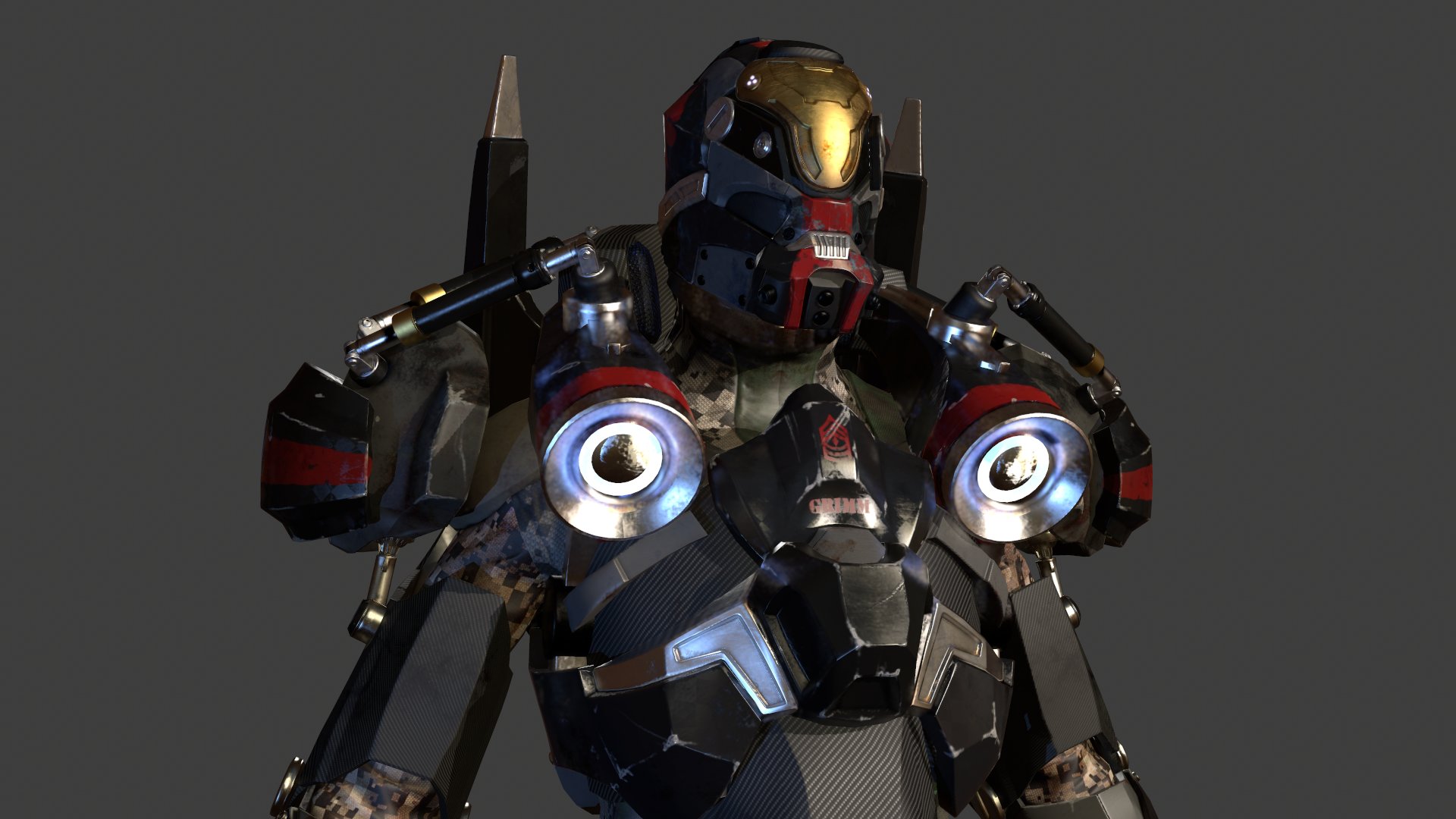 ArtStation - 1SG Nathaniel Grimm