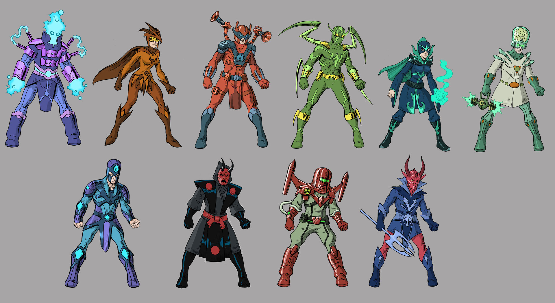 ArtStation - Legacy of Heroes: Character Costume Options