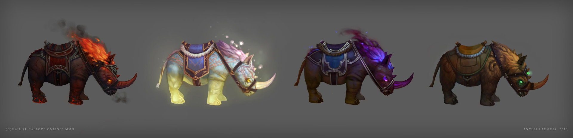 ArtStation - ALLODS ONLINE Mount Skins Concept Art
