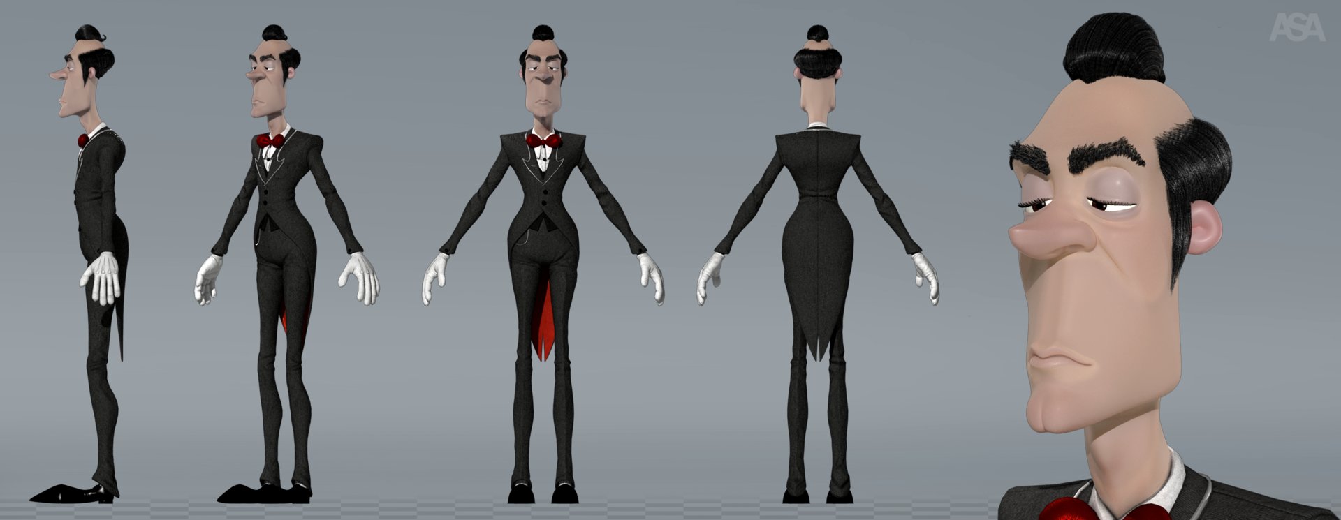 ArtStation - The Butler 3D