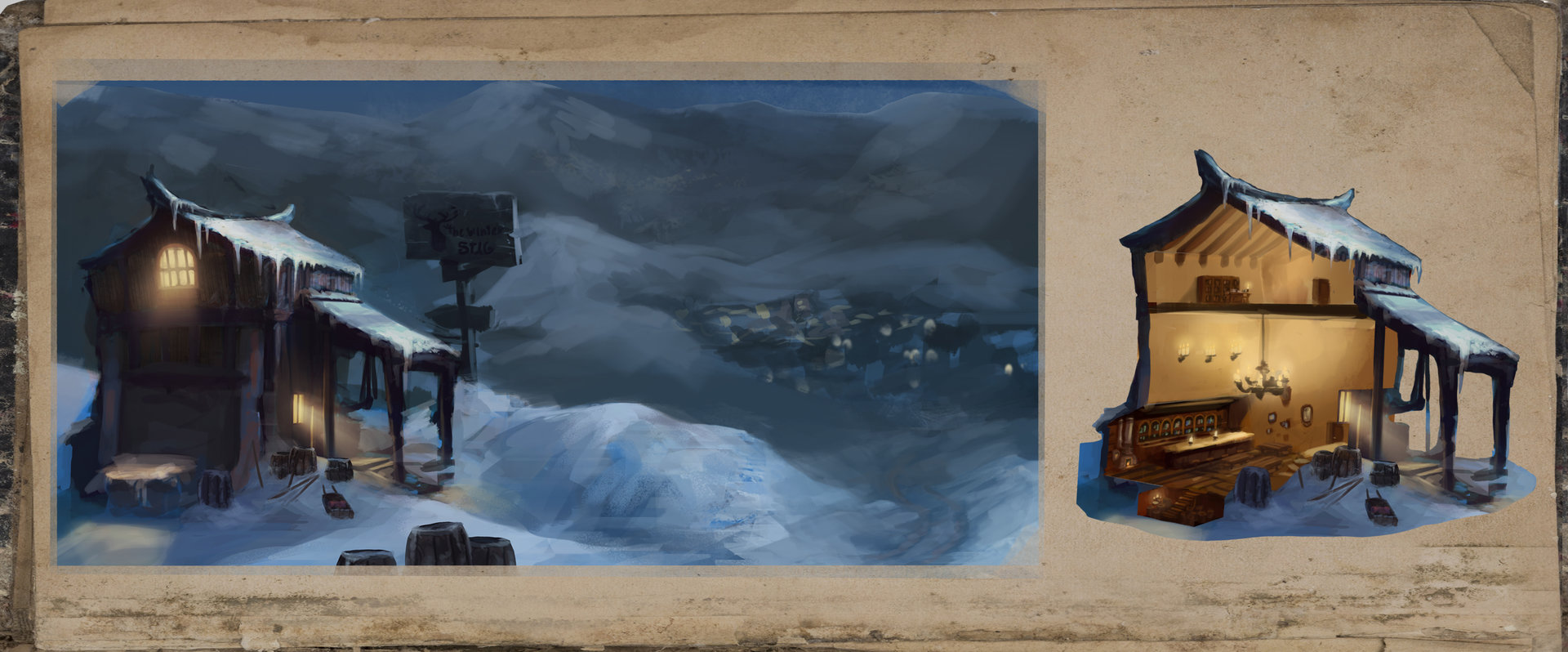 ArtStation - The Frozen stag