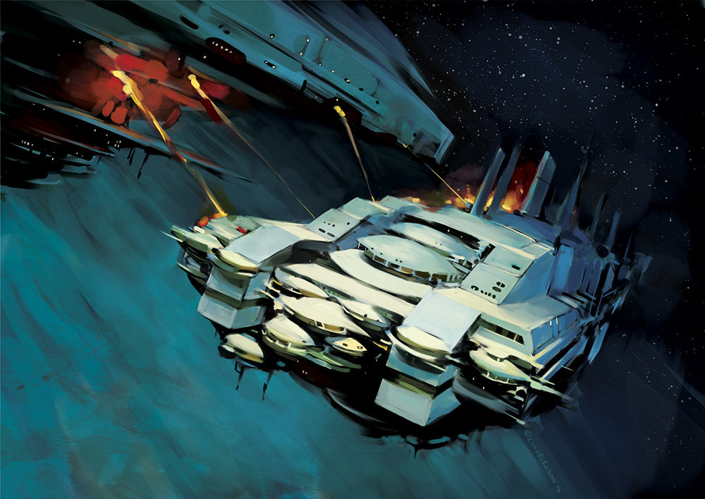 ArtStation - "The Battle for Alpha Centauri", Oliver Cuthbertson