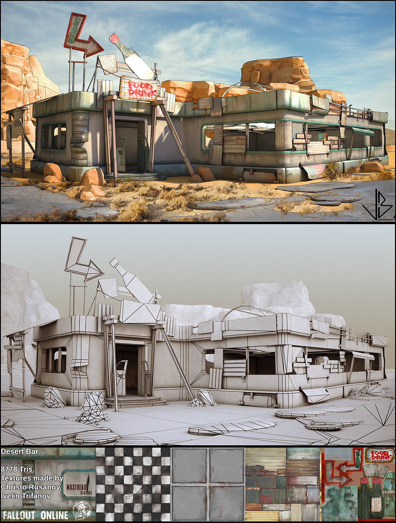 ArtStation - Project V13 Desert Bar