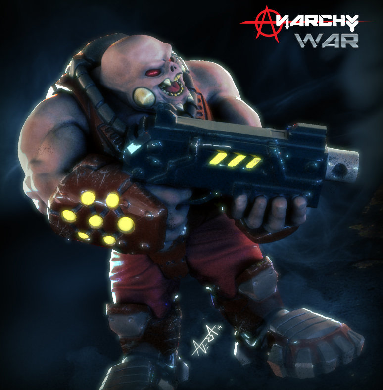 ArtStation - Anarchy War Mutant Soldier