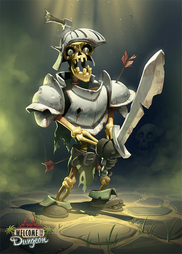 ArtStation - skeleton - Welcom to the dungeon