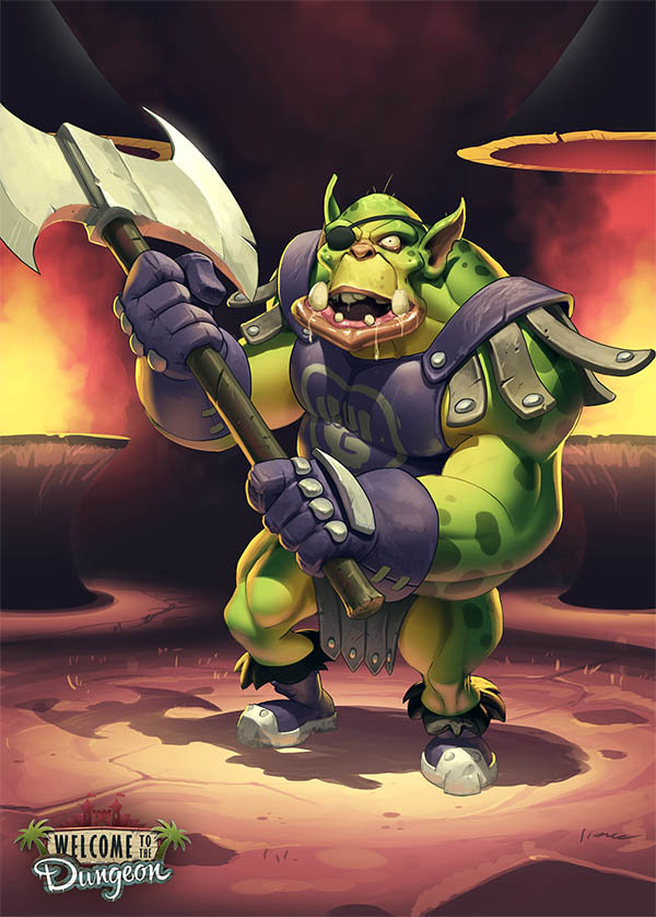 ArtStation - Orc - Welcom to the dungeon