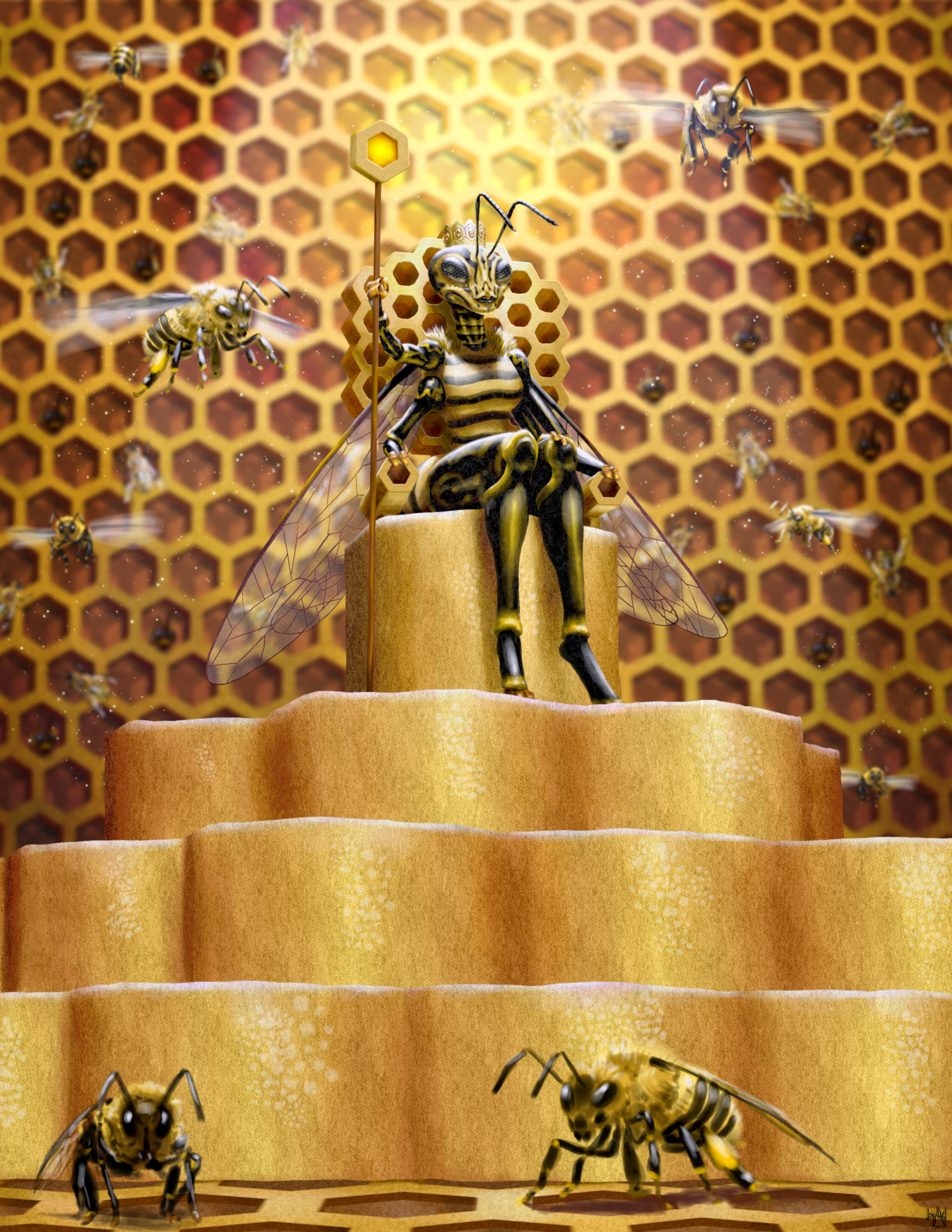 ArtStation - Queen Bee