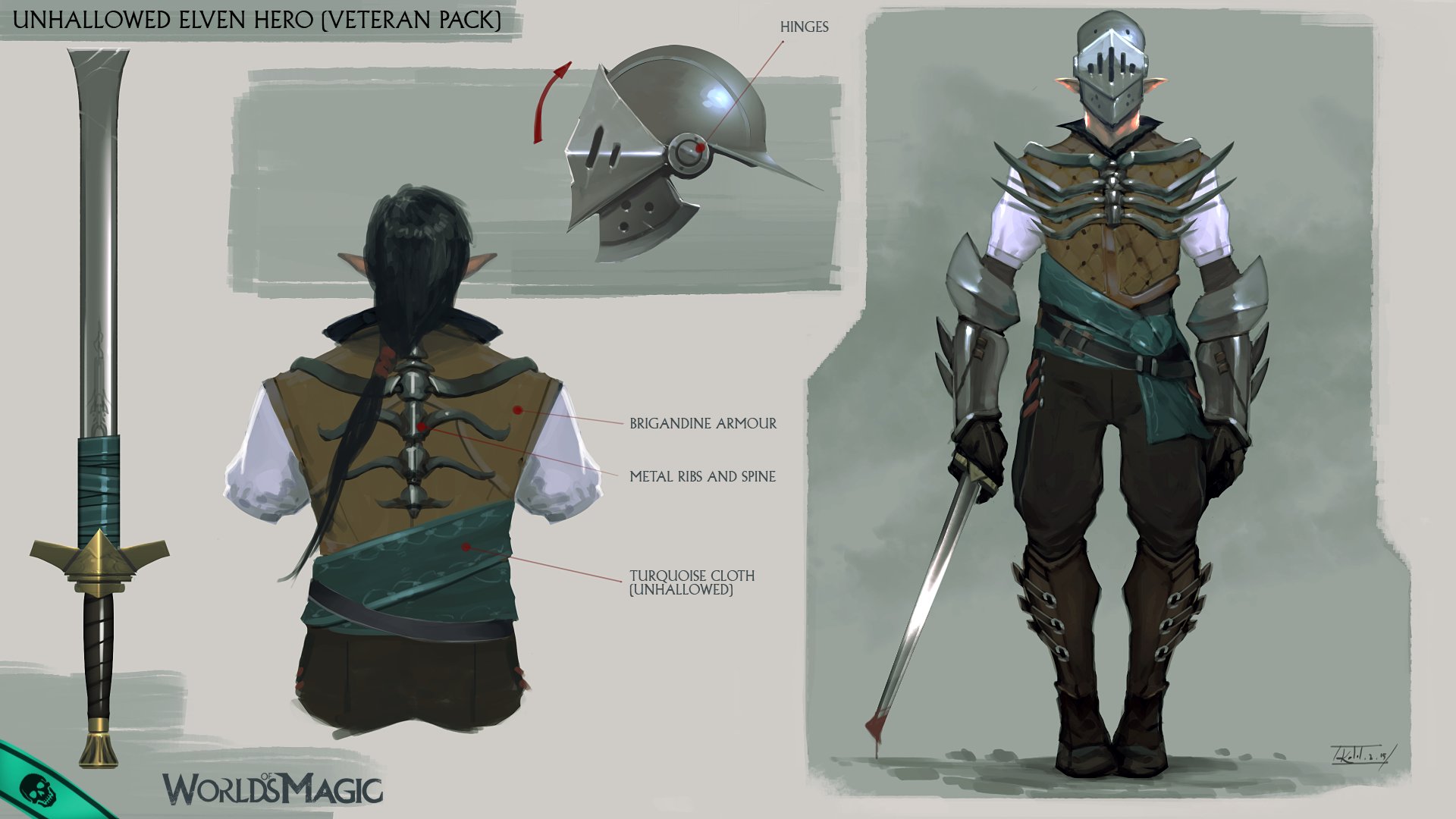 ArtStation - Undead Elven Hero