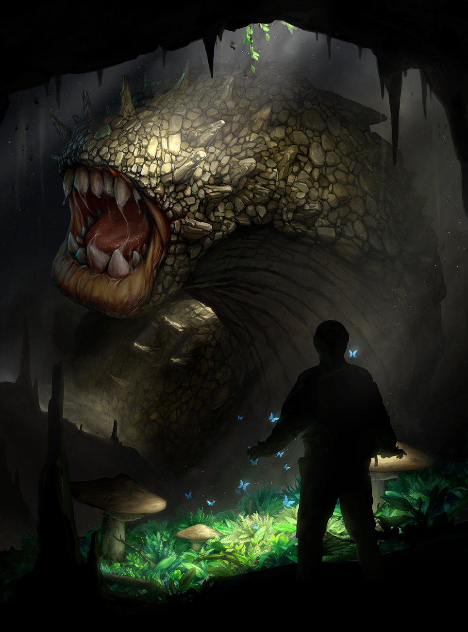 ArtStation - Stone worm