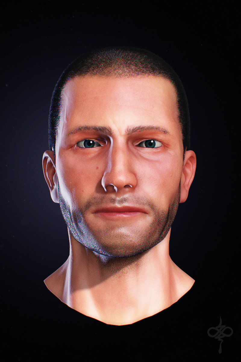 ArtStation - wip human head _man