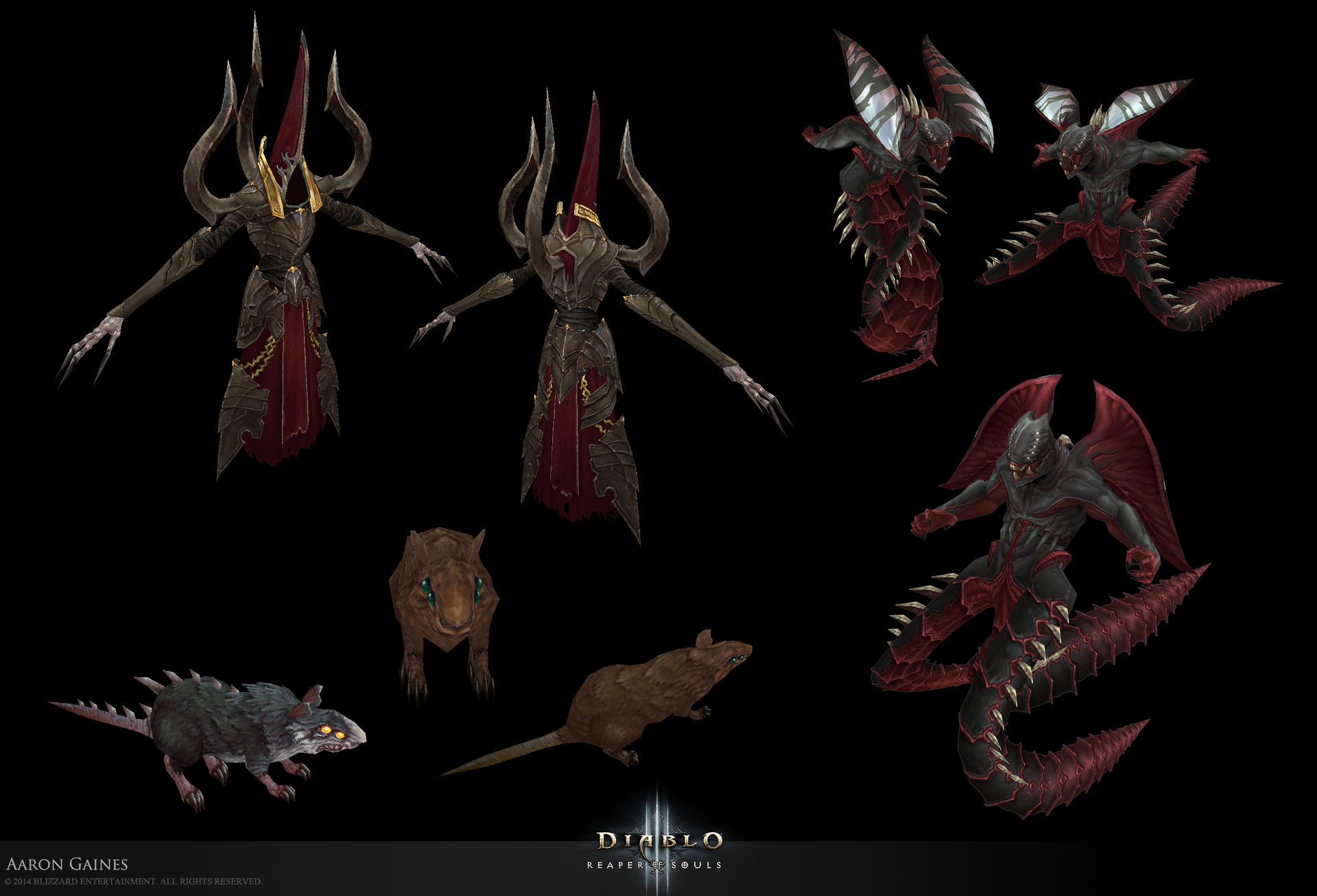 ArtStation - D3 RoS Monsters